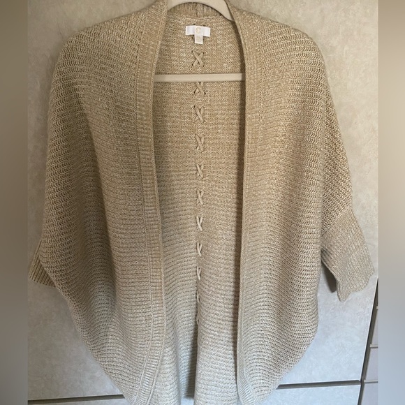 Charming Charlie | Sweaters | Sweaterwrap Beigetan Mid Sleeve | Poshmark
